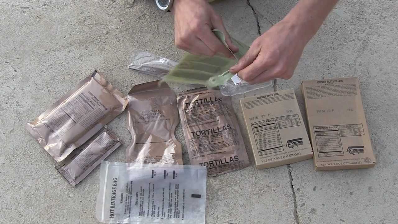 MRE Ration Packs - YouTube