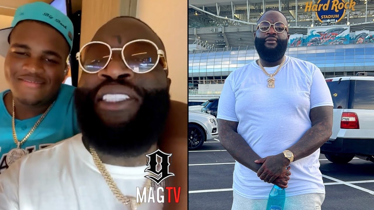 "Dolphins Will Win The Super Bowl" Rick Ross Predicts From His Maybach ...