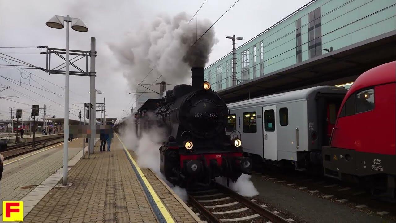 ÖGEG 657.2770 Rangieren und Ausfahrt Linz HBF - YouTube