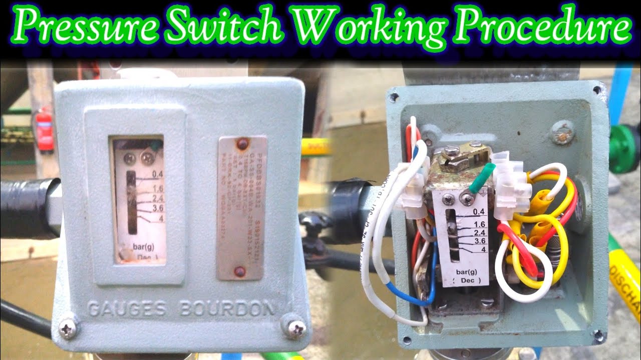 Pressure Switch Working Procedure || Pressure Switch Operation ...