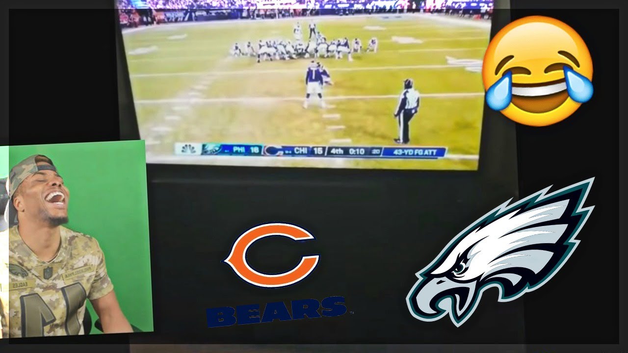 He Started Crying...Chicago Bears Vs Philadelphia Eagles FAN REACTIONS ...