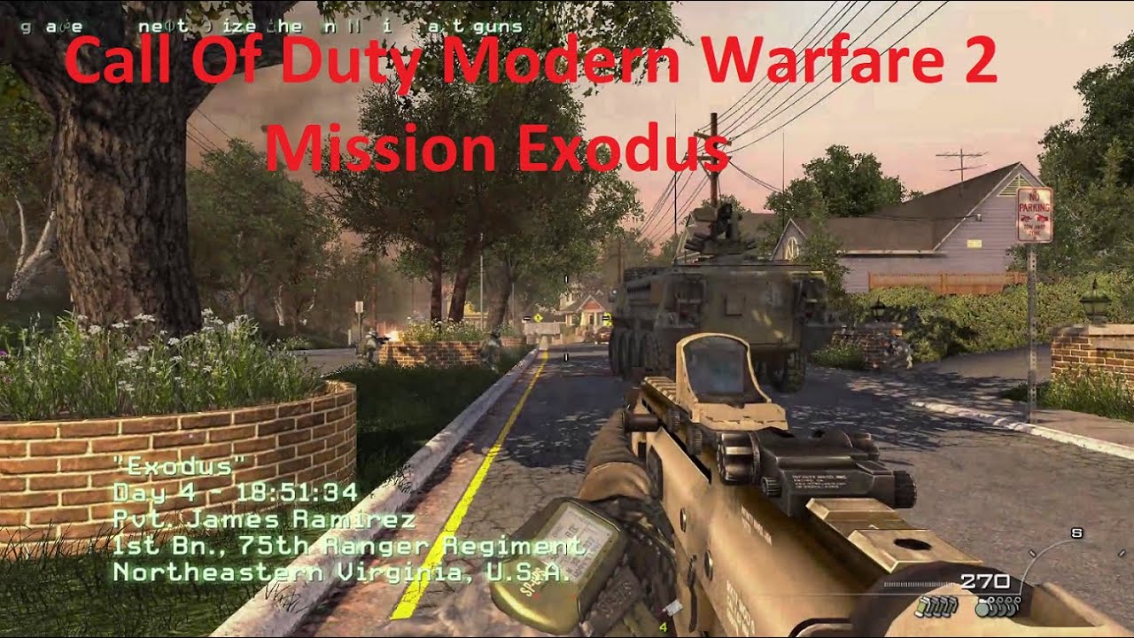 Call Of Duty Modern Warfare 2 Mission Exodus - YouTube