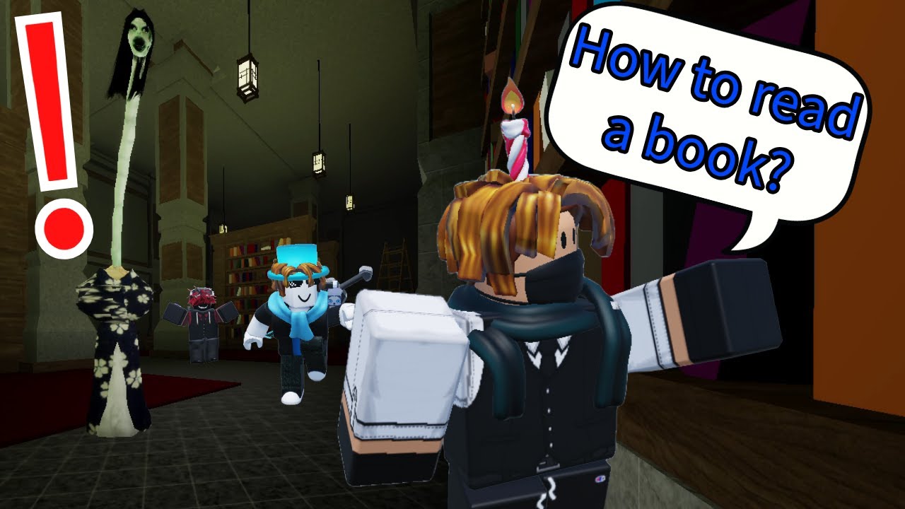 They forced me to read a book! | ROBLOX HORROR GAME - YouTube