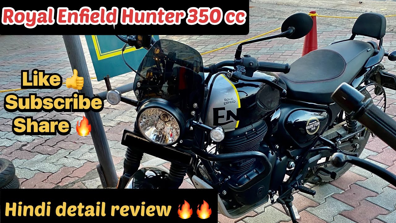 Royal Enfield Hunter 350 - review perfect for all RE bike - YouTube