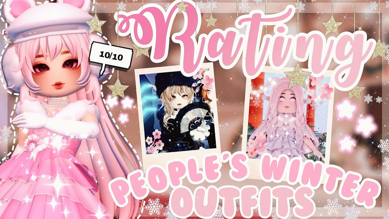 RATING PEOPLE'S WINTER OUTFITS in Royale High 🌷 ️ - YouTube