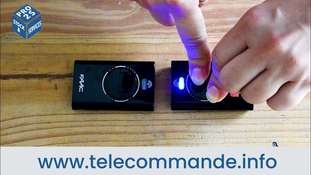 Comment copier une FAAC XT2-868 SLH vers FAAC XT2-868 SLH - YouTube