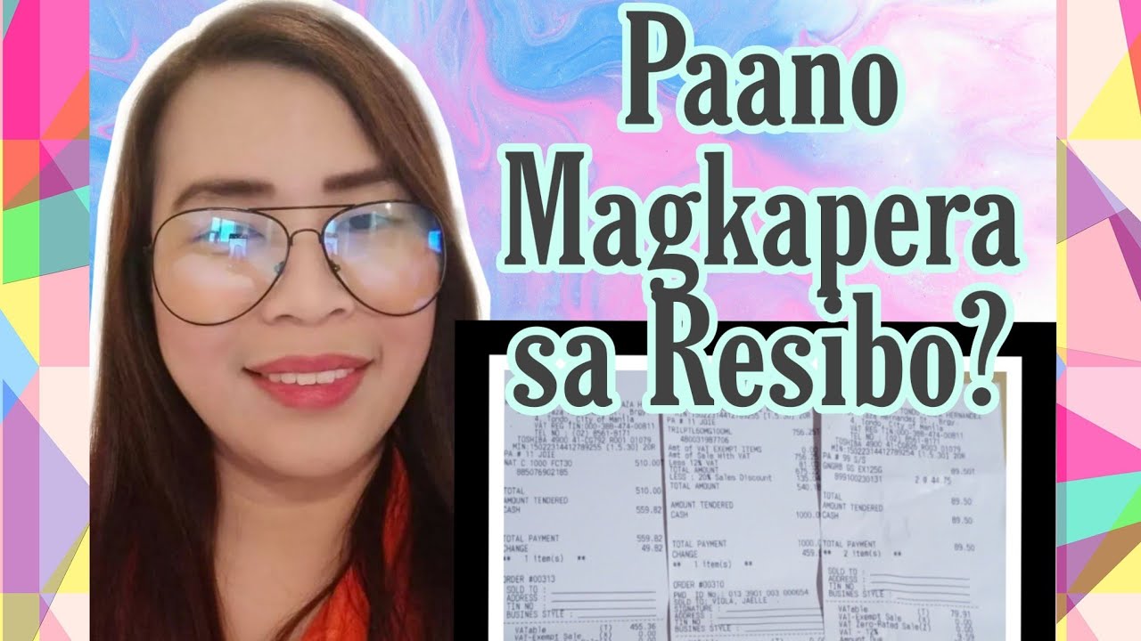 Paano Magkapera sa Resibo - YouTube