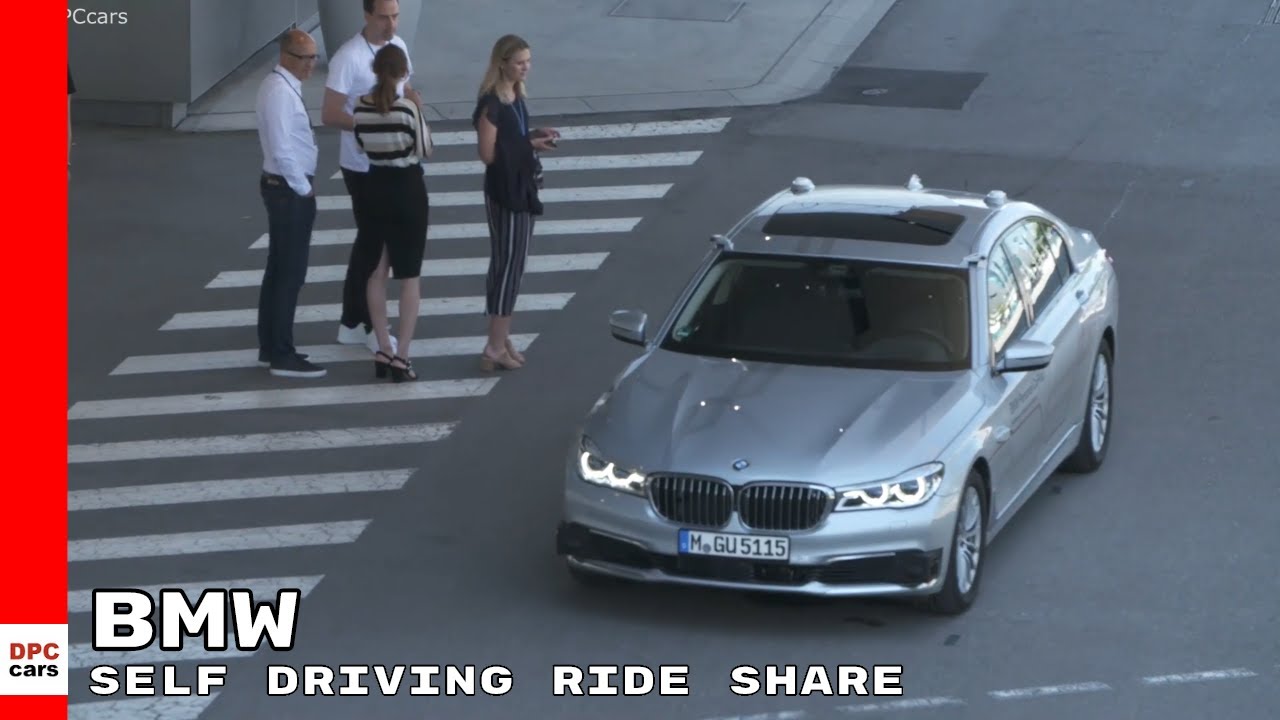BMW Self Driving Autonomous Ride Share Demonstration - YouTube