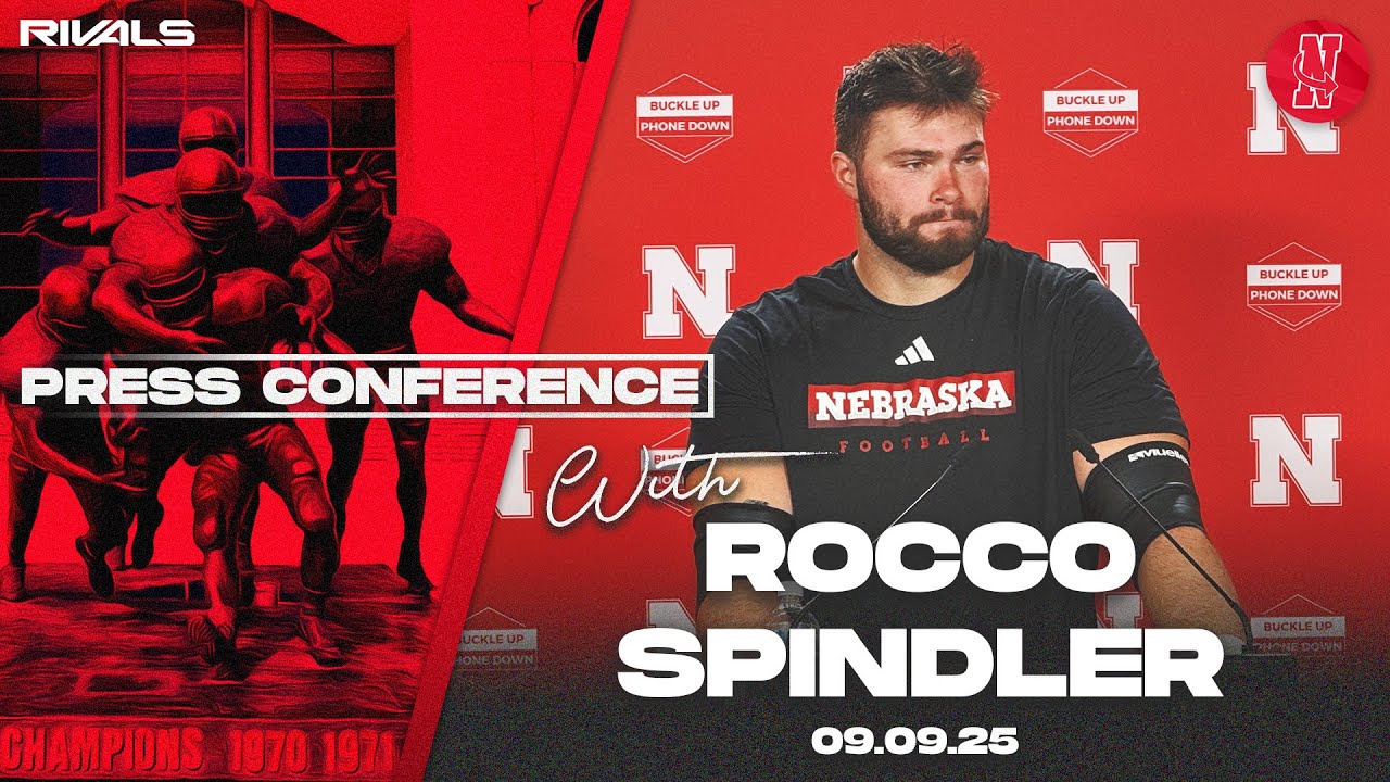 Nebraska Football: Rocco Spindler press conference before Houston ...