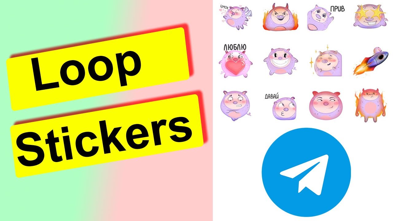 How to Turn on Loop Animation Stickers on Telegram? - YouTube