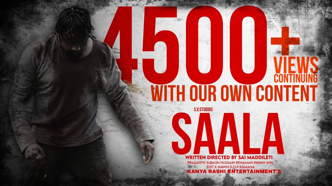 SAALA || FULL SHORTFILM || KANYA RASI ENTERTAINMENTS || SV STUDIO ...
