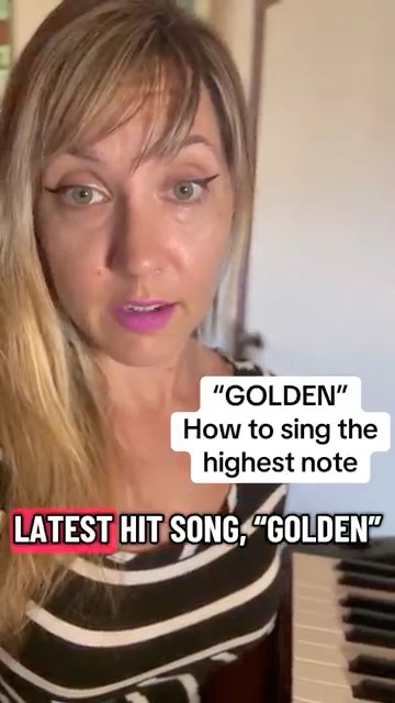 How to sing the HIGHEST note in “GOLDEN”! - YouTube