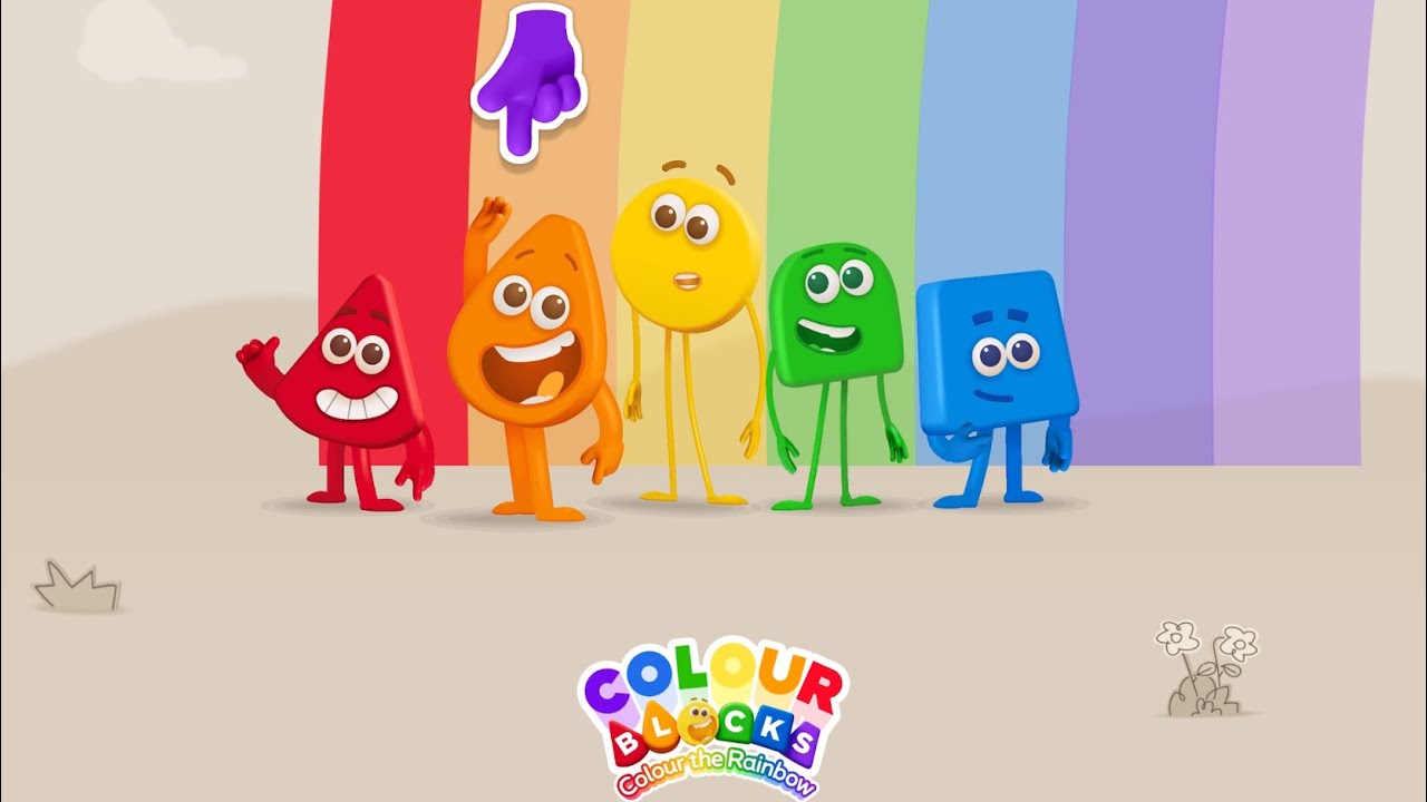 CBeebies Little Learners | Colourblocks Colour The Rainbow | Super ...