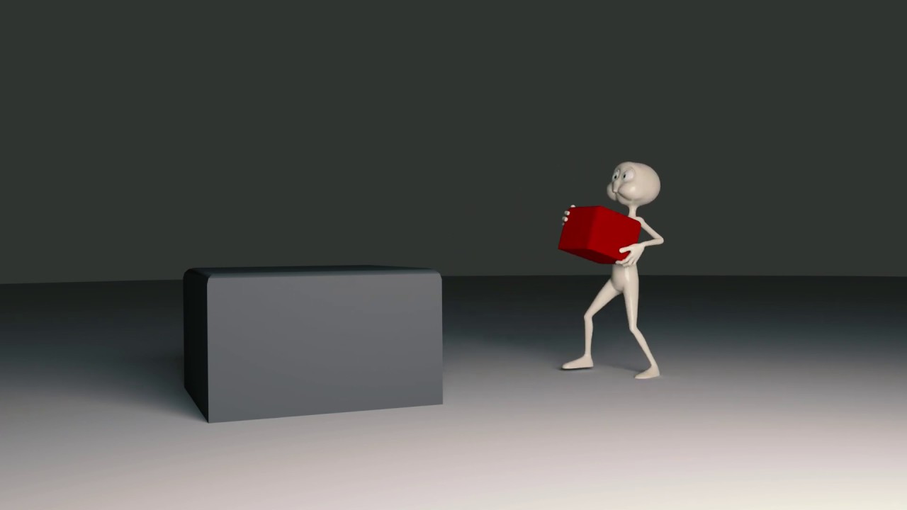 Push & Pull Heavy Object In Maya - YouTube