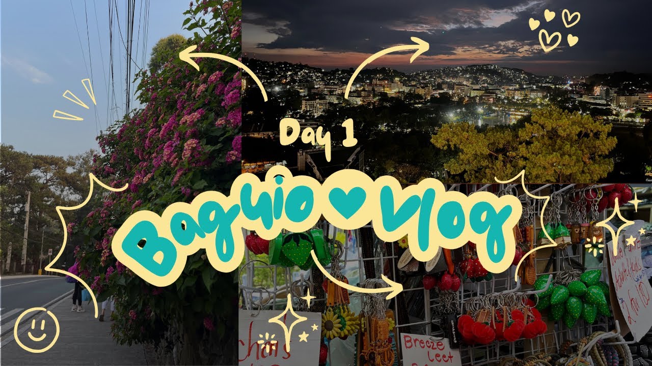 BAGUIO VLOG ‘25 🍓🍃| DIY itinerary & food trip — Day 1 - YouTube