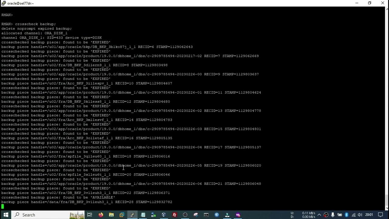 RMAN Backup Restore on Different Server with Different file Location - YouTube