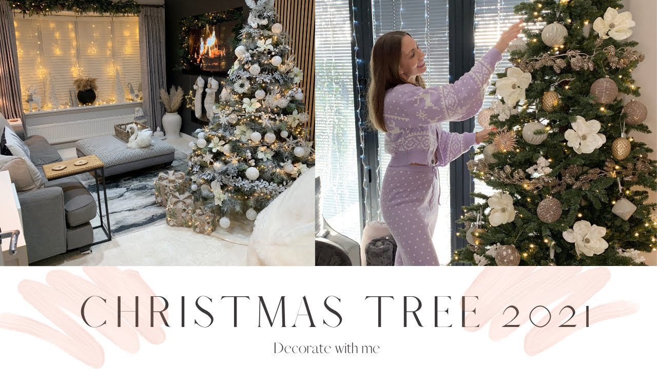 DECORATE WITH ME | Christmas 2021 Christmas Trees - YouTube