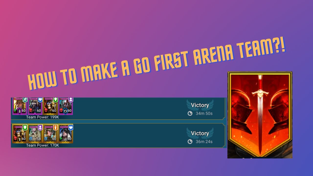 HOW TO BUILD THE META ARENA TEAM (GO FIRST)!! - YouTube