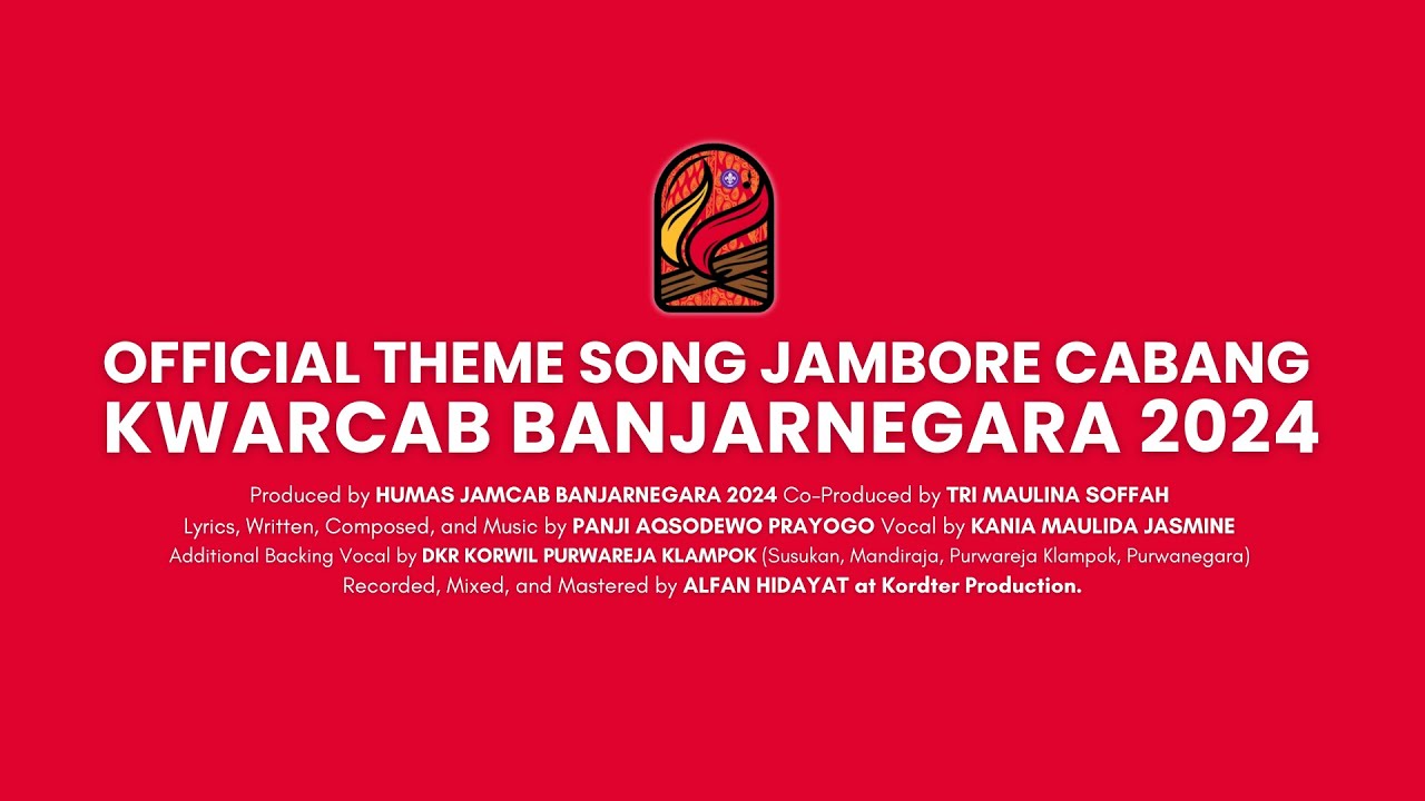 Official Theme Song Jambore Cabang Kwarcab Banjarnegara Tahun 2024 ...