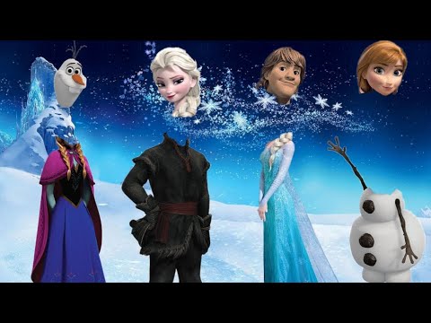 Frozen Wrong Heads | Elsa, Anna, Kristoff, Olaf | My Moon Family - YouTube