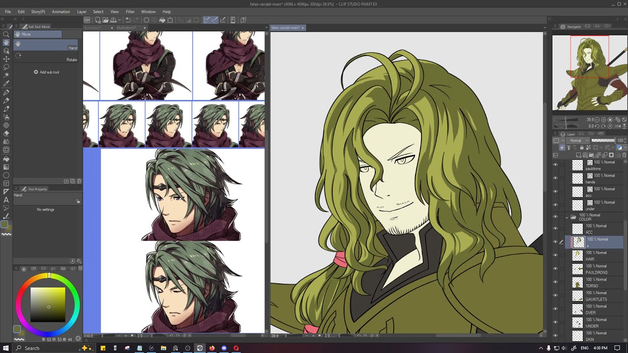 Drawing a commission (Randal) Part 9 - YouTube