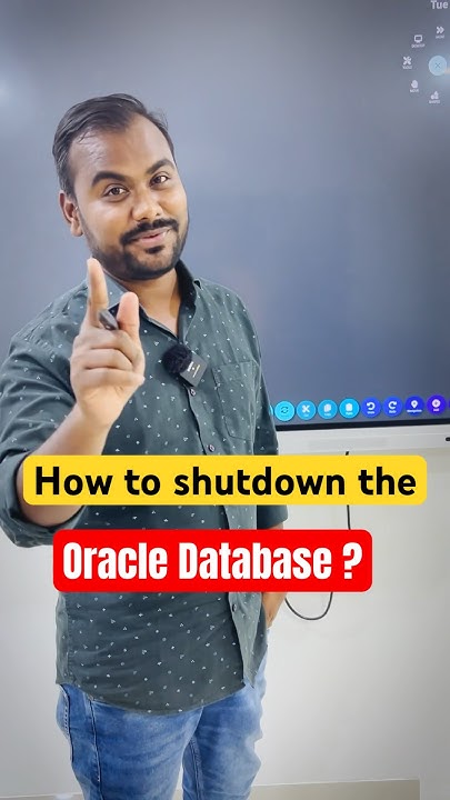 How to shutdown the Oracle Database | @EngineerAnkush Sir - YouTube