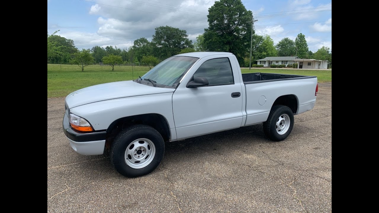 2000 Dodge Dakota 2 Door Regular Cab 4x4 Pickup Truck (113,616 Miles ...