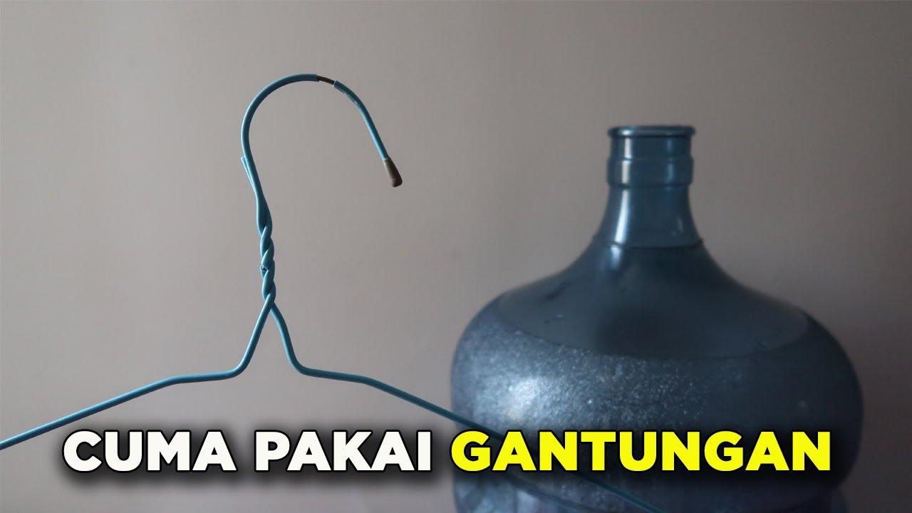 Cara Mudah Bawa Galon Di Motor Matic - YouTube