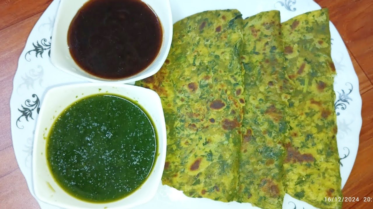 methi paratha recipe | methi saag ki paratha | mathi paratha and ...