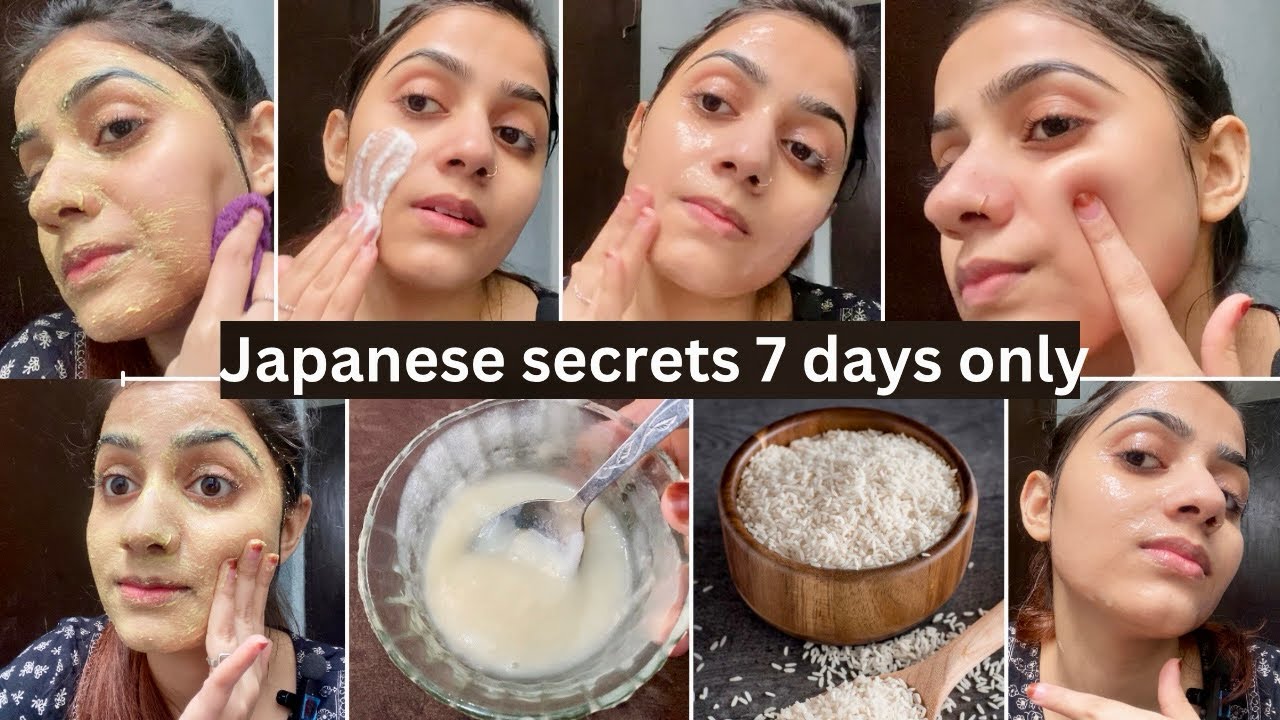 Secret Japanese Rice Facial: Brighten Skin in Just 7 Days - YouTube