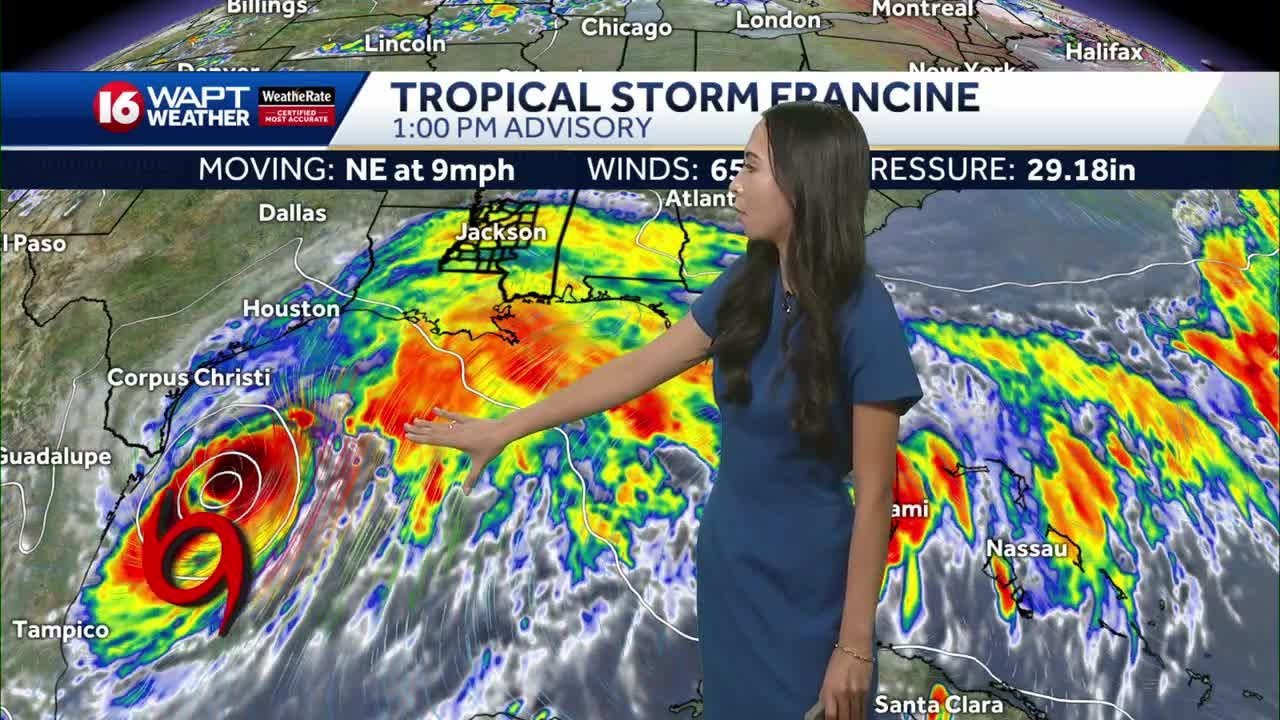 Tracking Francine: 3 p.m. Tuesday update - YouTube