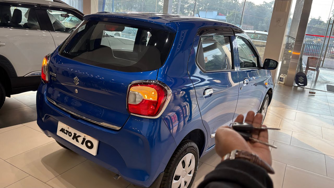 New Maruti Alto K10 Model 2025 CNG Model Black Alto K10 VXI Plus price ...