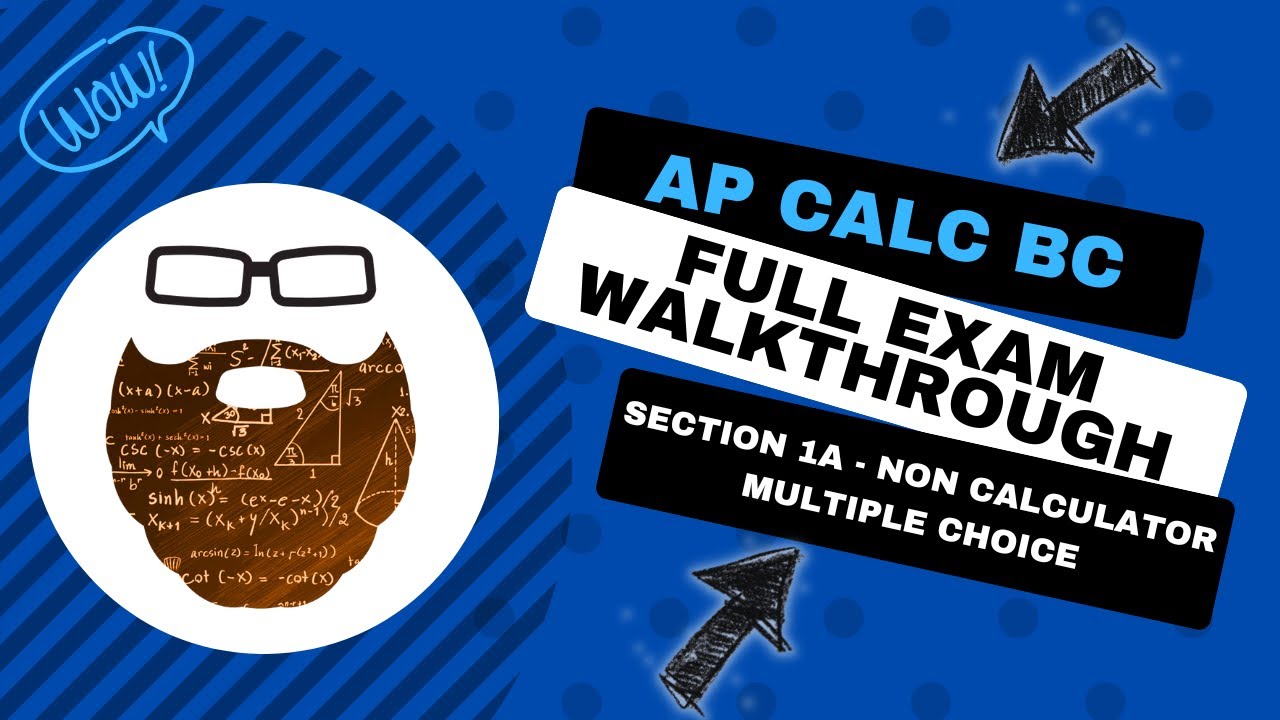 Crush the AP® Calculus BC Exam: Non-Calculator Multiple Choice (Full ...