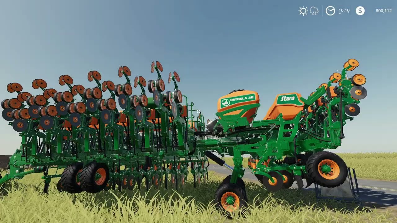Sowing to harvest wheat time lapse | FS19 | Farming Simulator - YouTube