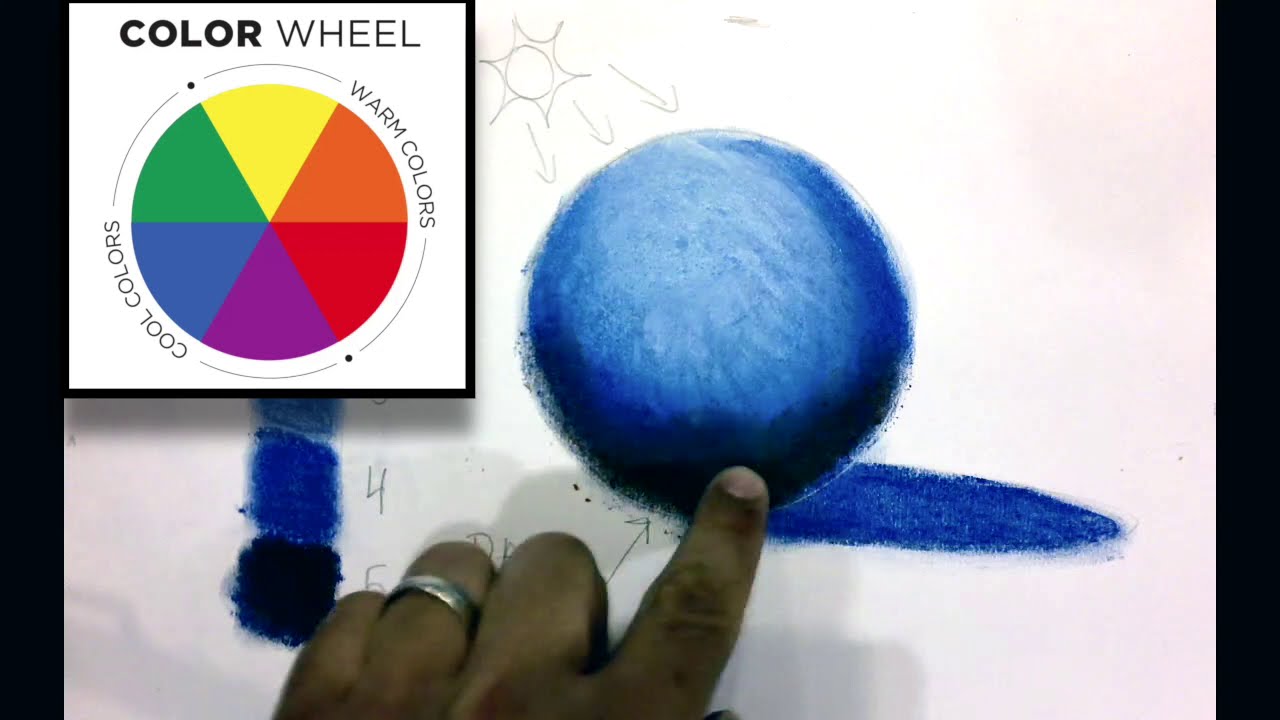 Blending with chalk pastel - YouTube