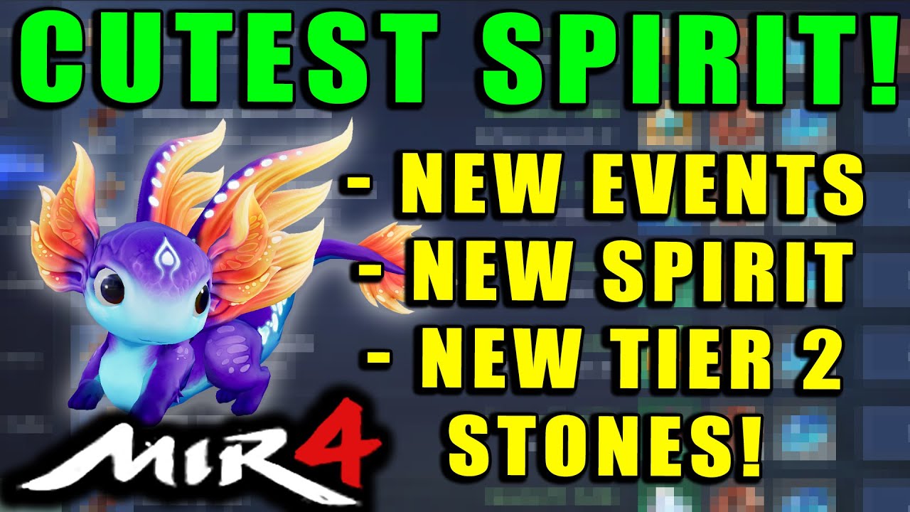 MIR4 UPDATE DAY! NEW TIER 2 MAGIC STONES AND TREASURES! New SPIRIT, New ...