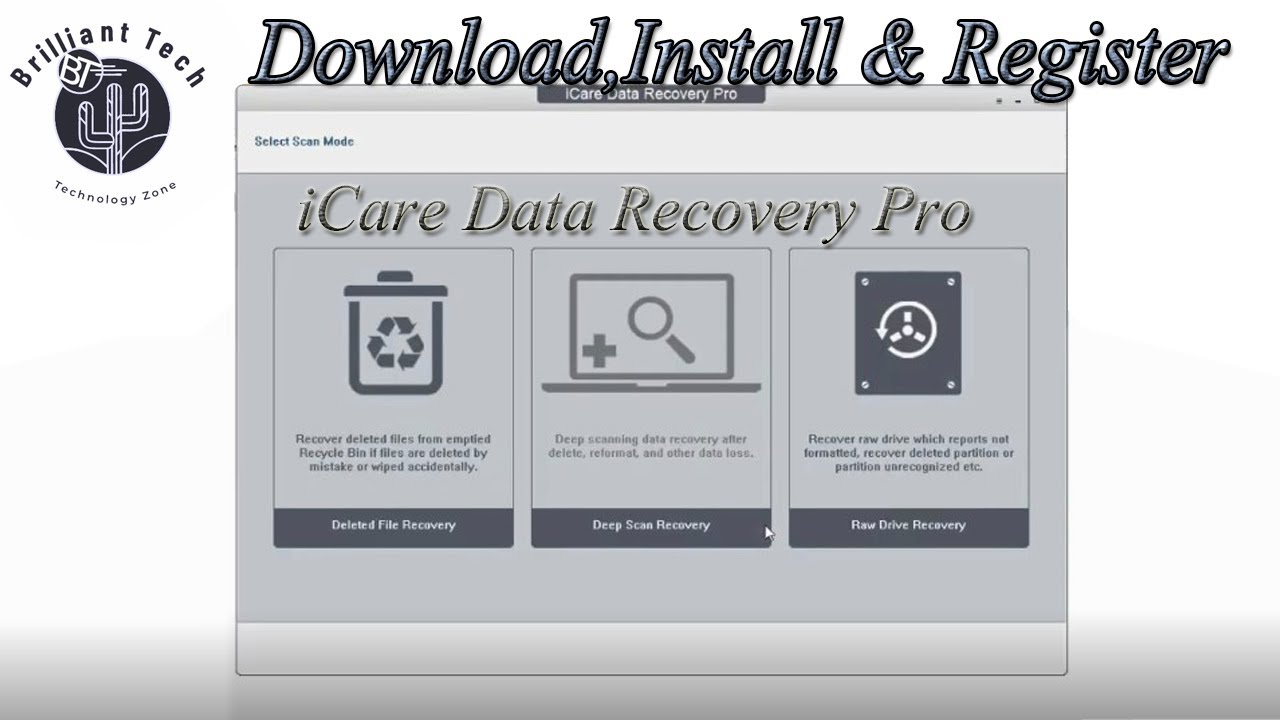 How to recover files and folders with iCare data recovery pro | free ...