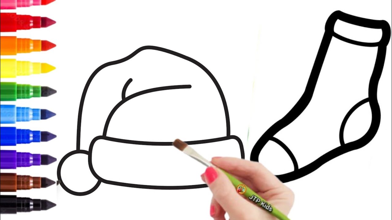 Winter Dress Drawing for Kids and Toddlers |How to Draw A Cake | Winter ...