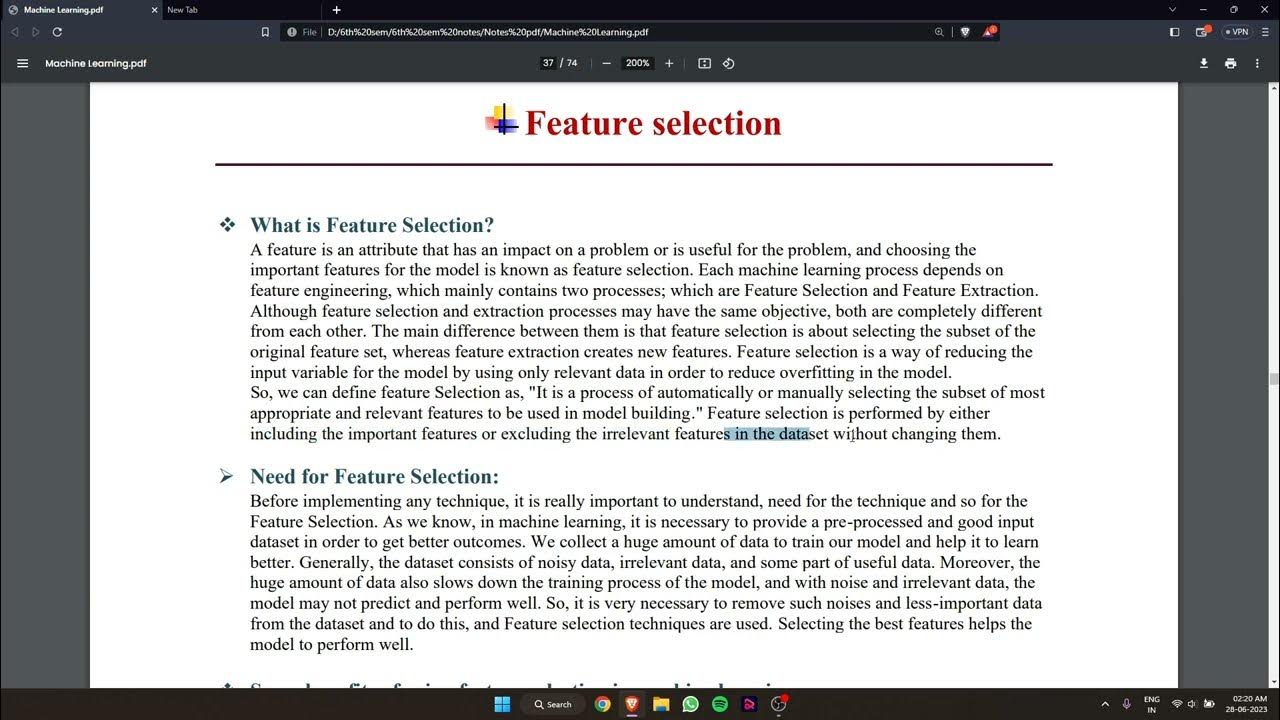 Feature Selection: Enhancing Machine Learning Models with Effective Feature Subset Selection ...