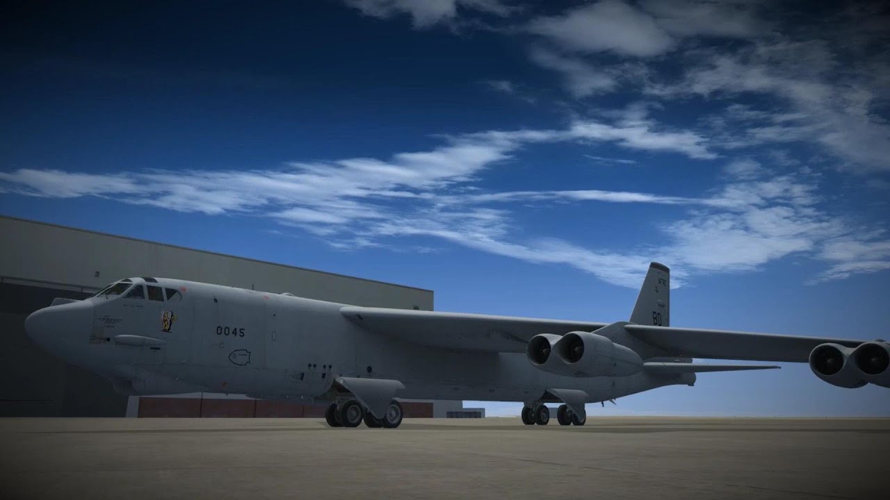 FSX Captain Sim B-52 Driver - YouTube