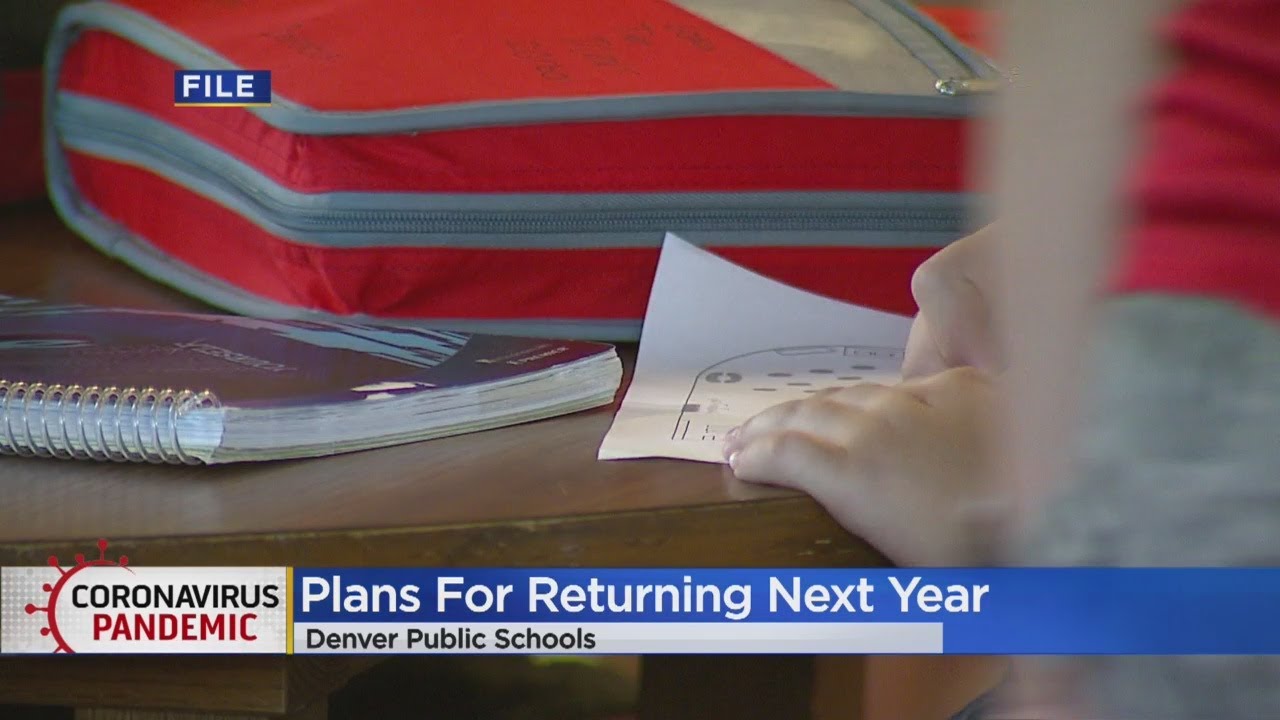 Denver Public Schools Announces Plan For Return To Class - YouTube