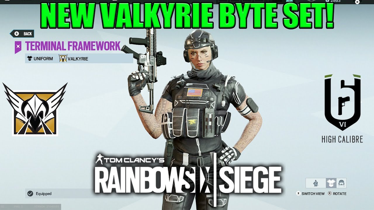 Valkyrie Byte Set - Rainbow Six Siege - YouTube