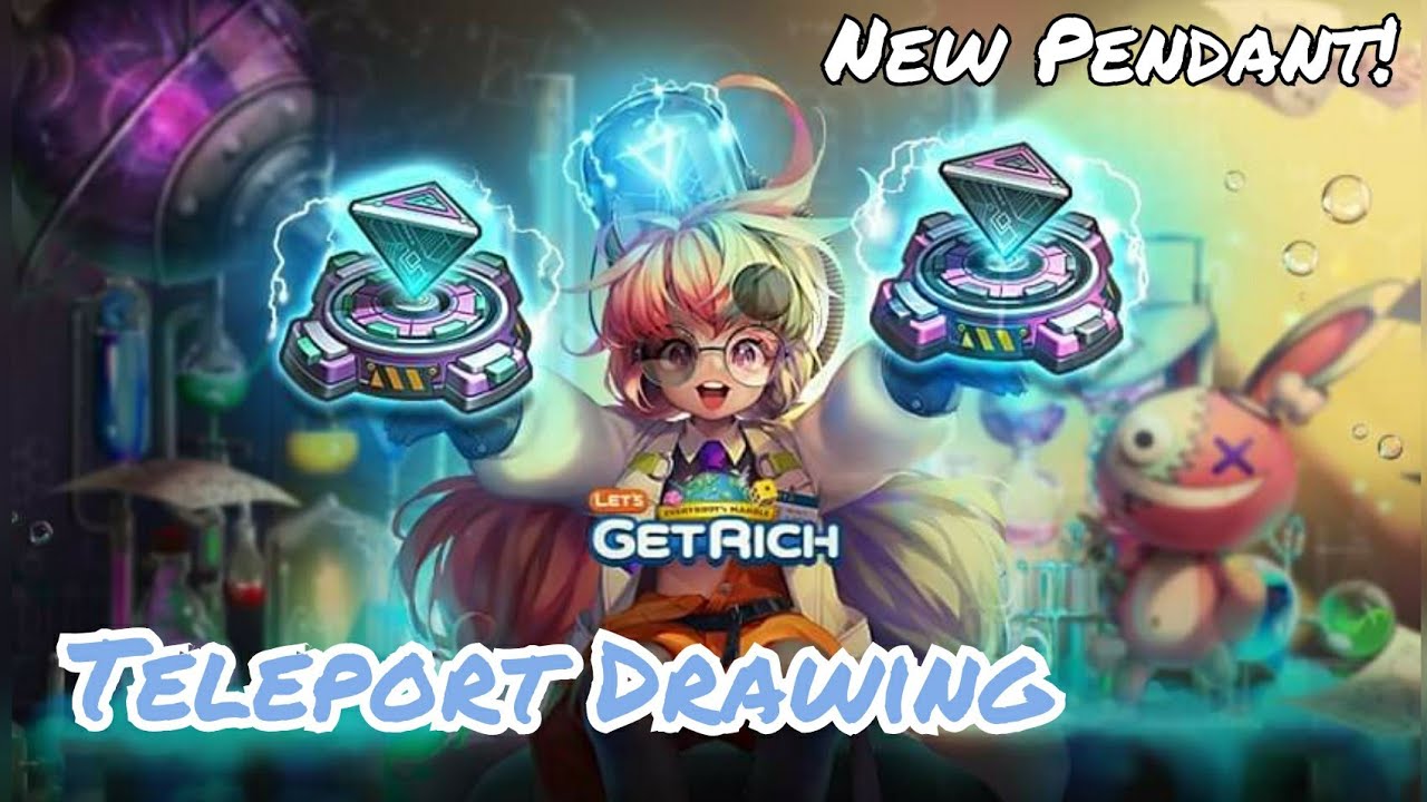 Teleport Drawing Equipment.... 😘 LINE LET'S GET RICH INDONESIA....💗 ...