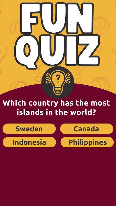 Which country has the most islands in the world? #geography #quiz #knowledge #facts - YouTube