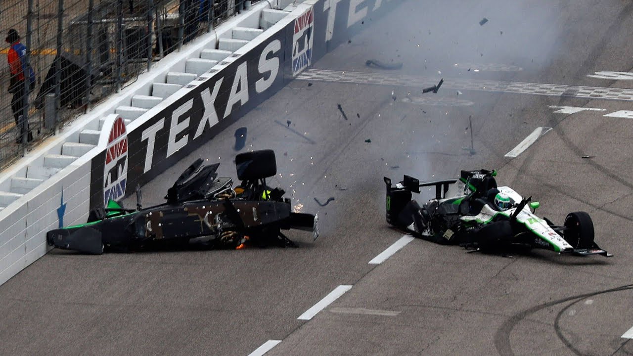 Indycar/CART oval crash compilation (worst crashes) - YouTube