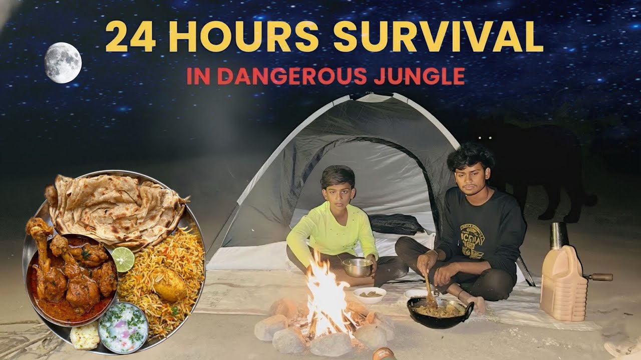 I Survived 24 Hours In The Most Haunted Forest | night camping - YouTube