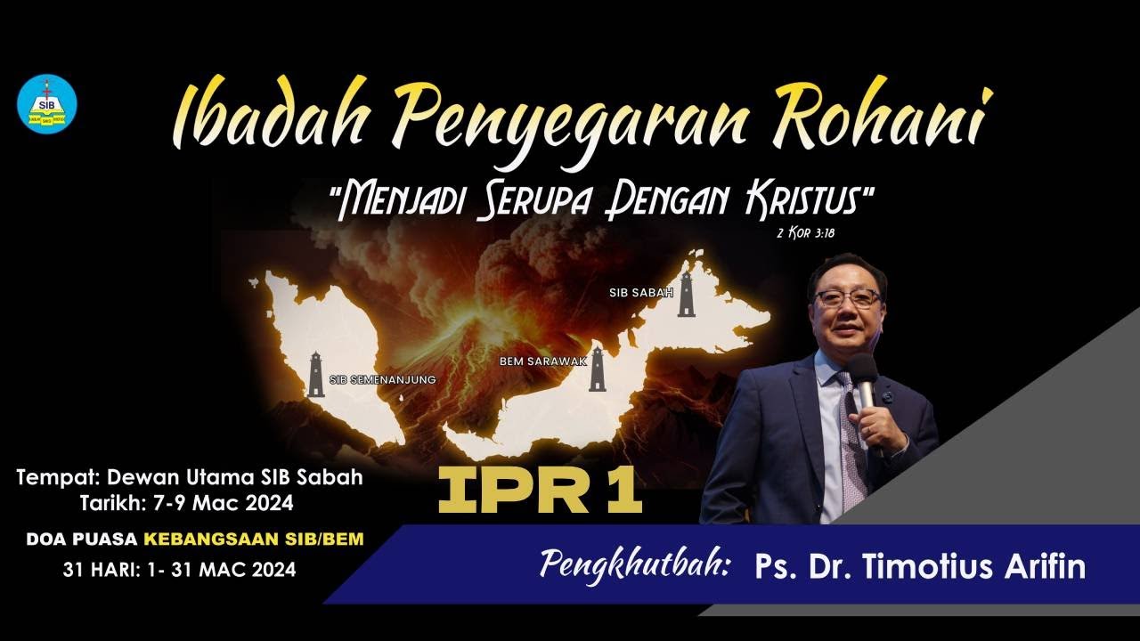 IPR 1: Ibadah Penyegaran Rohani 1 (Pdt. Dr. Timotius Arifin) - YouTube