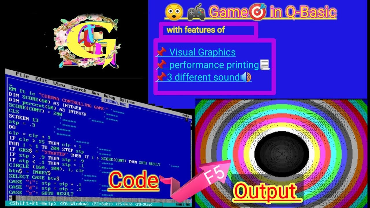 🎮 Game🎯 in Q-Basic by Gautam. Persue your childhood wish of being a ...