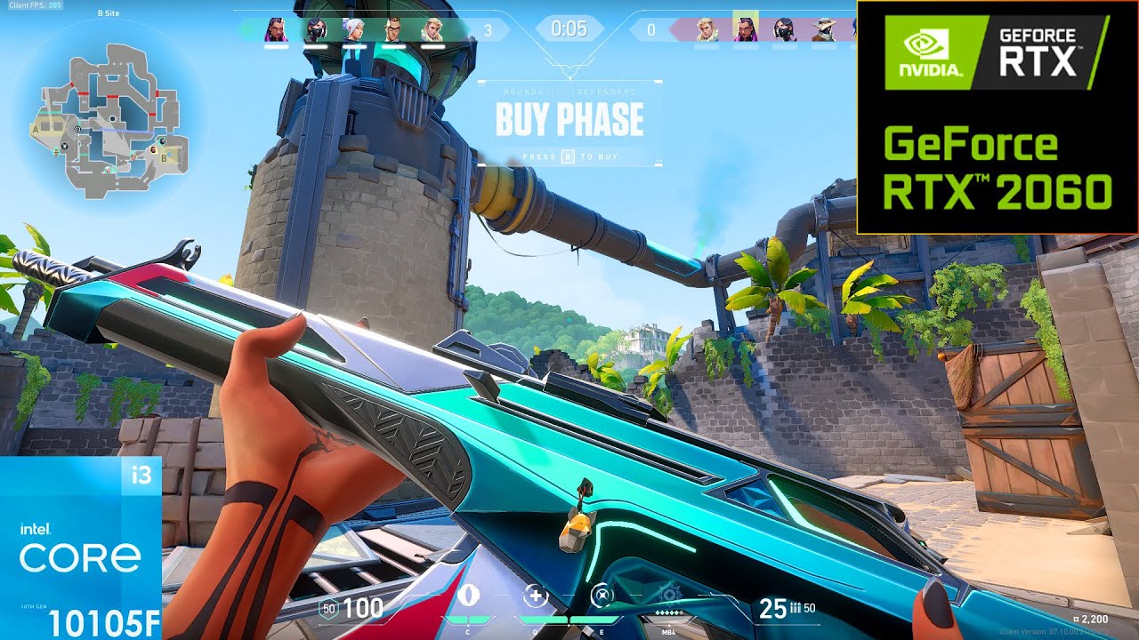 Valorant Gameplay ( Max Settings ) - RTX 2060 + Intel i3 10105f + 16 GB ...