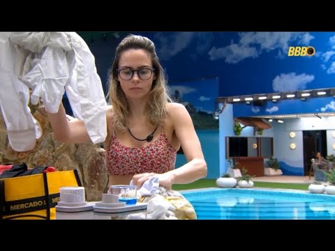 Ana Paula Segue Lavando Suas Roupas Sem Ajuda da Milena 🥴 #bbb26 